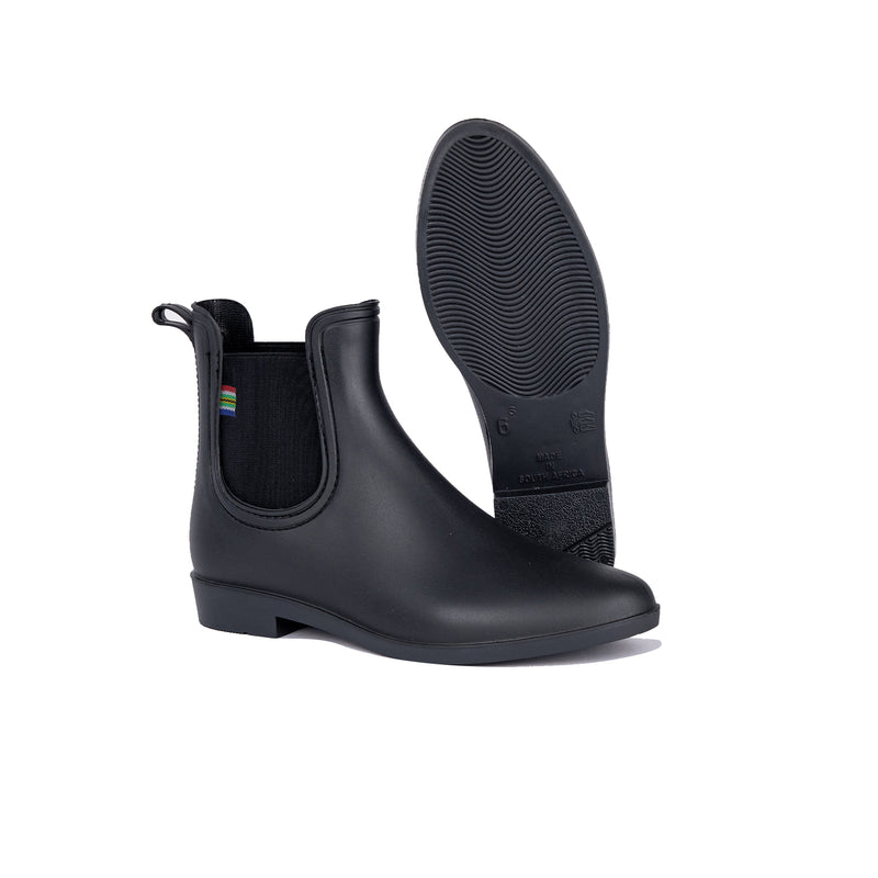 Veldskoen Ladies Gumboot (Black) – Veldskoen South Africa